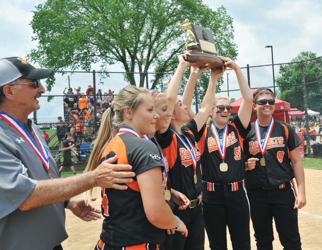 Lady Rockets win Class A softball crown - Herald-Standard